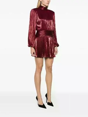 Retrofete Freja Shoulder-pad Mini Dress