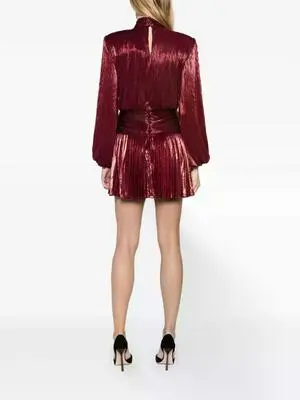 Retrofete Freja Shoulder-pad Mini Dress