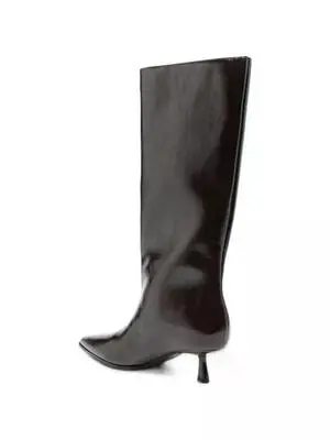 GIOSEPPO Pointed-toe Kitten-heel Boots