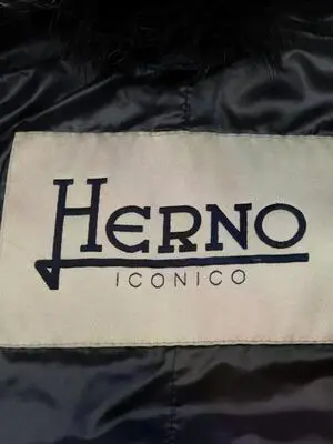 Herno 2000s Iconico Fur-collar Coat