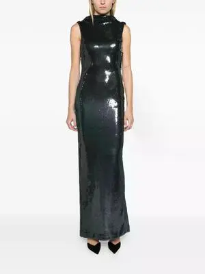 Retrofete Liela Sequin Dress - Black