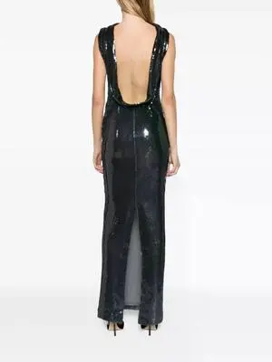 Retrofete Liela Sequin Dress - Black