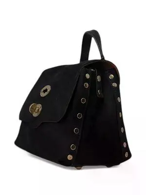 ZANELLATO Baby Postina Jones Nubuck Tote Bag - Black