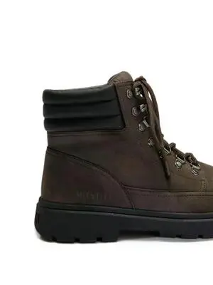 Moon Boot Combat Boot Dark Nubuck