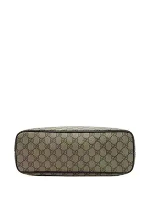 Gucci 2016-2026 Gg Supreme Zippered Tote Satchel