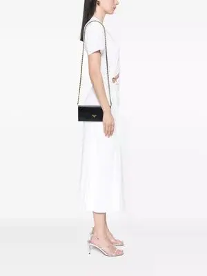 Prada 2010-2026 Saffiano Wallet On Chain Crossbody Bag