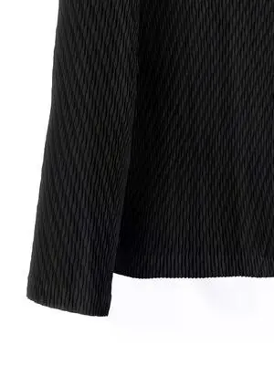 Issey Miyake Rhombus Pleats Button-up Cardigan