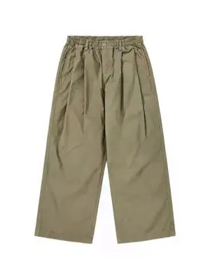 KAPPY Two-tuck Wide-leg Trousers - Neutrals