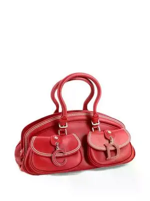 Dior Detective Handle Bag Leather Medium Satchel