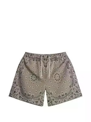 BRAVEST STUDIOS Paisley Swim Shorts - Neutrals