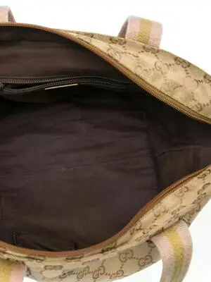 Gucci 2016-2026 Gg Canvas Web Tote Bag