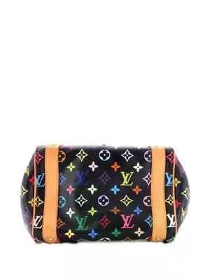 LOUIS VUITTON Priscilla Handbag Monogram Multicolor Satchel - Black