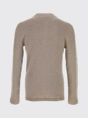 Brunello Cucinelli Long-sleeved Cotton And Cashmere Henley Shirt