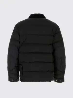 Junya Watanabe Quilted Polyester Shirt Jacket With Velvet Collar
