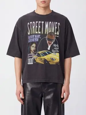 WILLY CHAVARRIA Street Moves Buffalo Relaxed-fit Cotton T-shirt With Graphic Print - Black