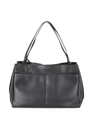 AVENUE 67 Aisha Twist-lock Leather Shoulder Bag