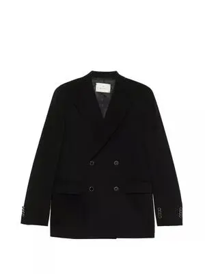 MOOD Double-breasted Peak-lapel Suit - Black