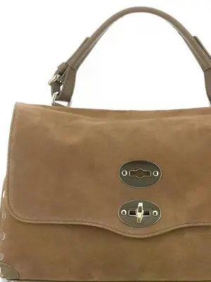 ZANELLATO Postina Zashmere Stud-embellished Tote Bag - Brown
