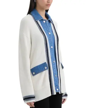 NVLT Layered Look Cardigan