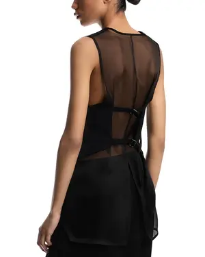Emporio Armani Mixed Media Vest