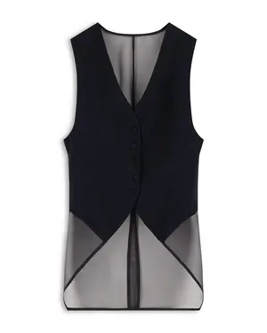 Emporio Armani Mixed Media Vest
