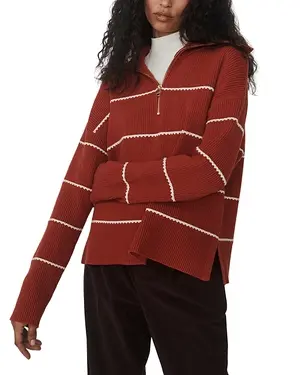 Varley Swanson Half Zip Sweater - Ginger Bread