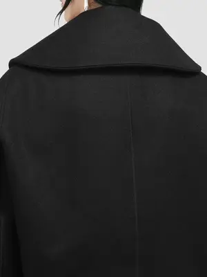 Balenciaga High Collar Peacoat