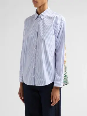 Johnny Was Classic Button-front Shirt