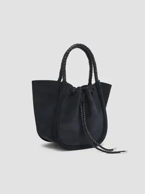 Proenza Schouler Small Suede Ruched Tote Bag