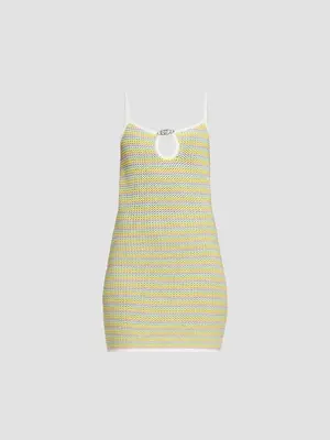 Casablanca Bourgeois Stripe Mini Dress - Multi