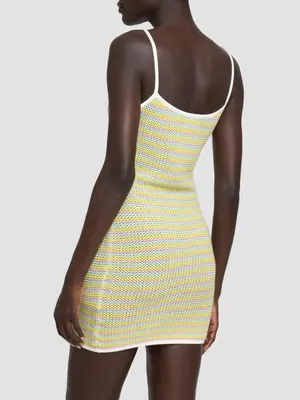 Casablanca Bourgeois Stripe Mini Dress