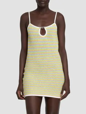 Casablanca Bourgeois Stripe Mini Dress