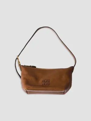 Miu Miu Spirit Nappa Leather Top Handle Bag