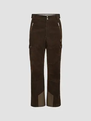 Brunello Cucinelli Cotton Corduroy Mountain Trousers With Thermore Padding - Brown