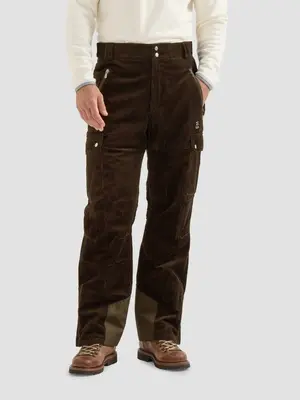 Brunello Cucinelli Cotton Corduroy Mountain Trousers With Thermore Padding - Brown