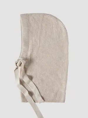 Brunello Cucinelli Cashmere English Rib Knit Balaclava - Panama
