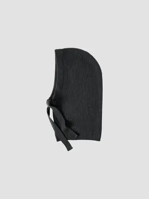 Brunello Cucinelli Cashmere English Rib Knit Balaclava - Stone Grey