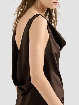 Brunello Cucinelli Silk Satin Top