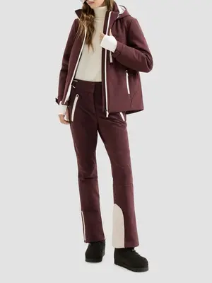 Brunello Cucinelli Bonded Techno Fabric Mountain Trousers - Cherry