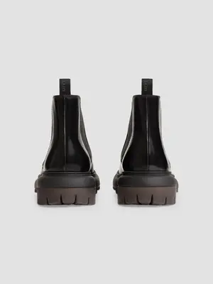 Givenchy Cargo Chelsea Boots In Brushed Leather
