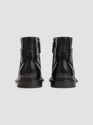 Givenchy Cargo Chelsea Boots In Brushed Leather