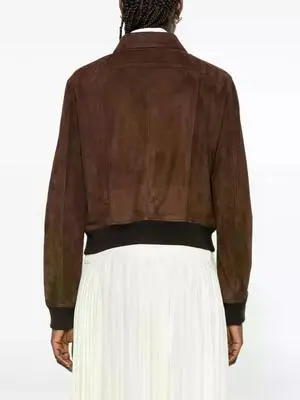 Tagliatore Katia Suede Bomber Jacket
