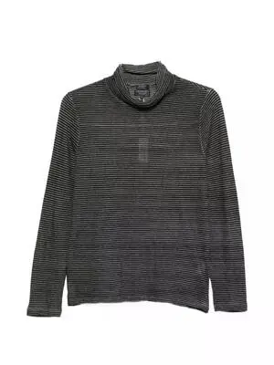 UNIVERSEL Striped High-neck T-shirt - Grey