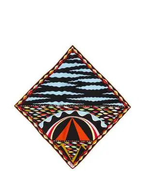 Emilio Pucci Silk Square Scarf 90x90 Cm - Multicolor