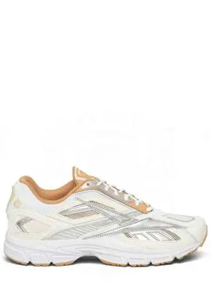 REEBOK Panelled Mini Sneaker With Front Lace-up And Chunky Rubber Sole - Argento