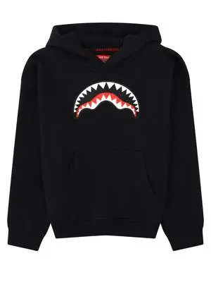 SPRAYGROUND Mini Shark Graphic Over Hoodie Sweatshirt - Black