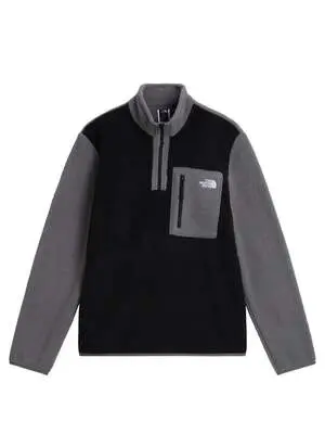 The North Face 1/4 Zip Mini Fleece Jacket With Zipped Chest Pocket - Nero