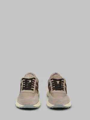 Hogan Italian Calfskin And Mutton Leather Sneakers For