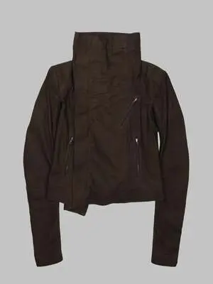 Rick Owens Lamb Leather Leather Jacket