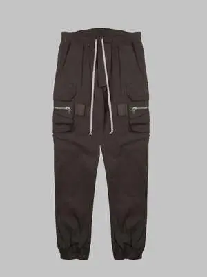 Rick Owens Cotton Stretch Trousers - Brown